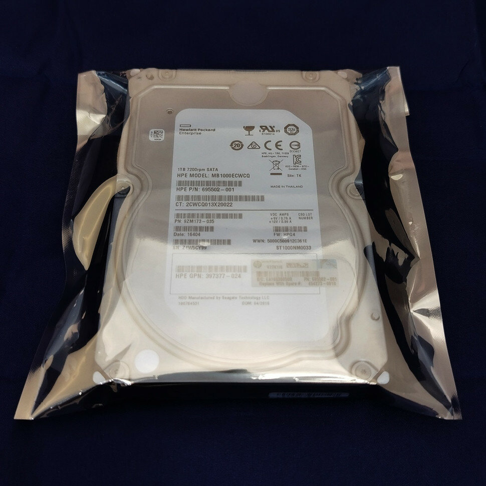 Жесткий диск HP 1TB MB1000ECWCQ