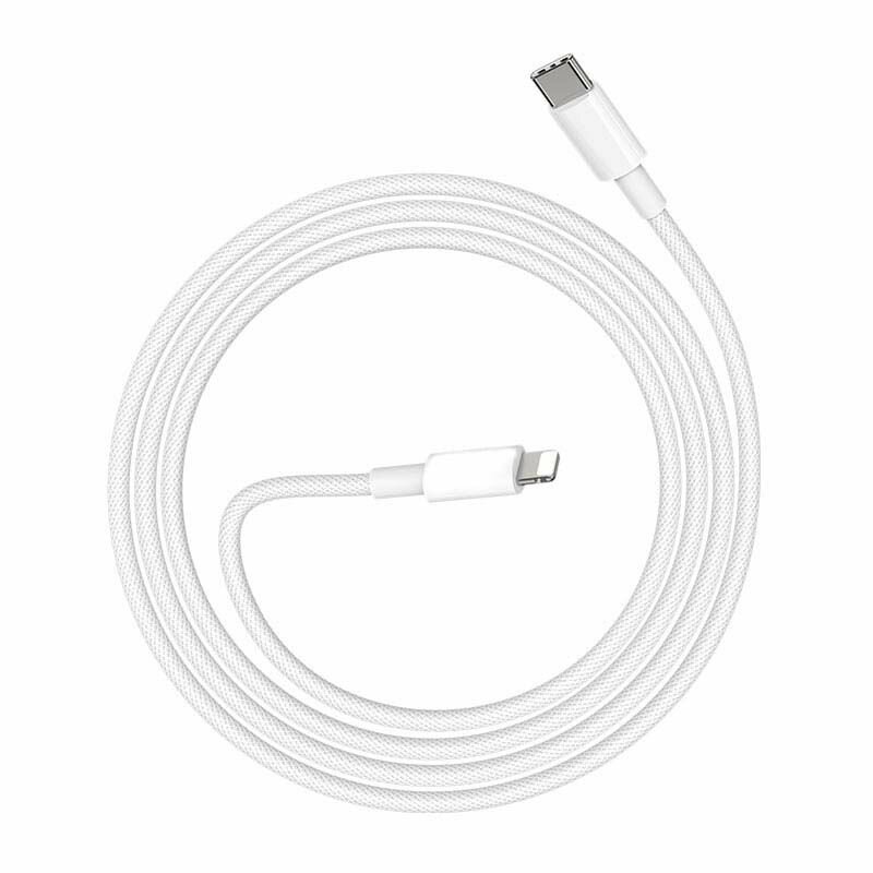 Кабель для зарядки iPhone, iPad, AirPods, Кабель для Айфона, Быстрая зарядка для iPhone, Провод для Айфона Type-C HOCO X56 Lightning 1 метр белый
