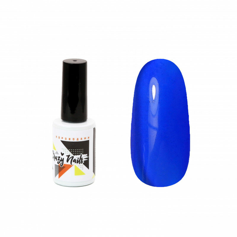 Гель-лак Crazy Nails, Коллекция "Танцы на стеклах", цвет "Хороводами", 10мл.