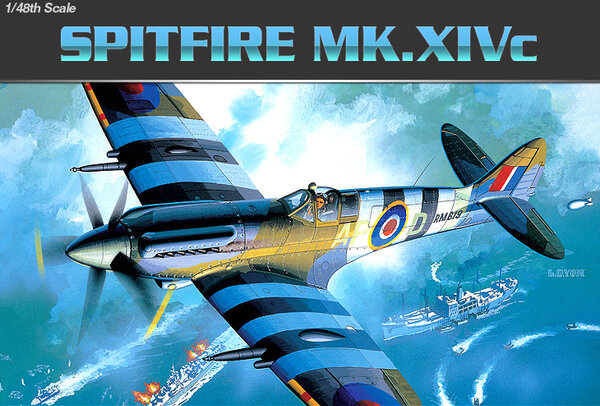 Сборная модель "Самолёт Spitfire Mk.14C" (1:48), артикул 12274