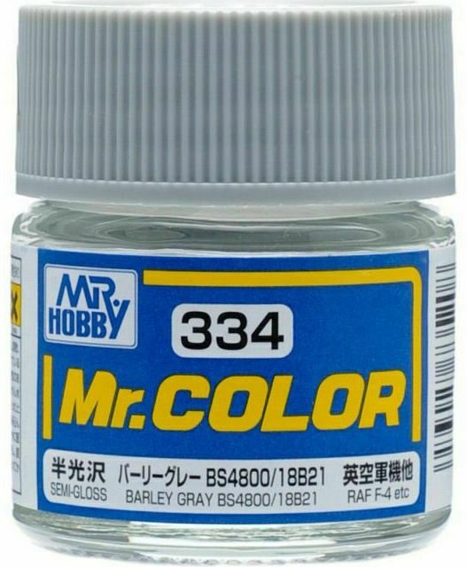 C334 краска художественная т. м. MR.HOBBY 10мл BARLEY GRAY BS4800/18B21