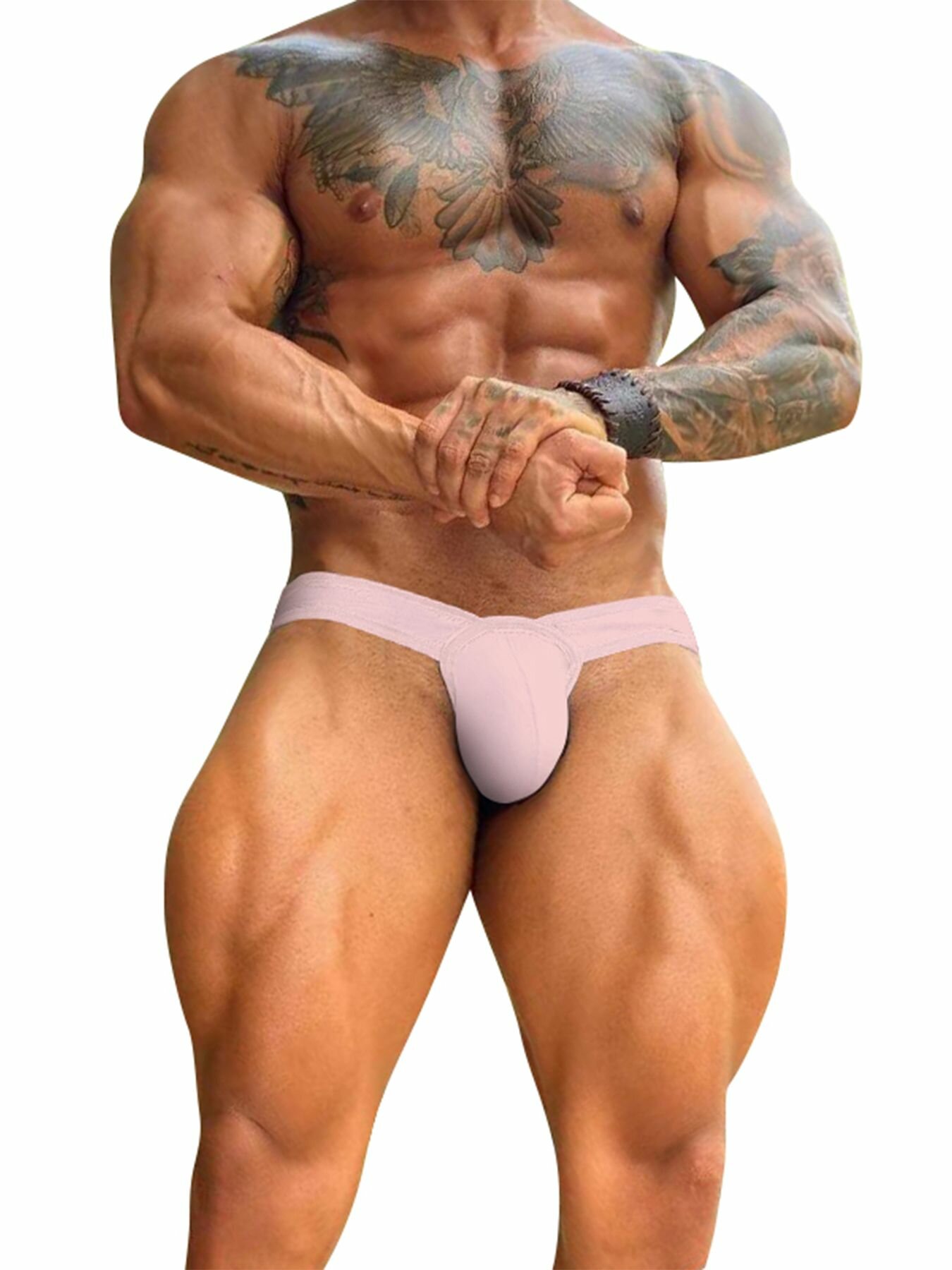 Мужские модальные эротические шорты с высоким разрезом Сексуальные бикини трусы