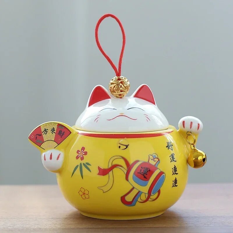 Керамическая банка для чая JINGDE TEA SET, A2, 11.3x9cm