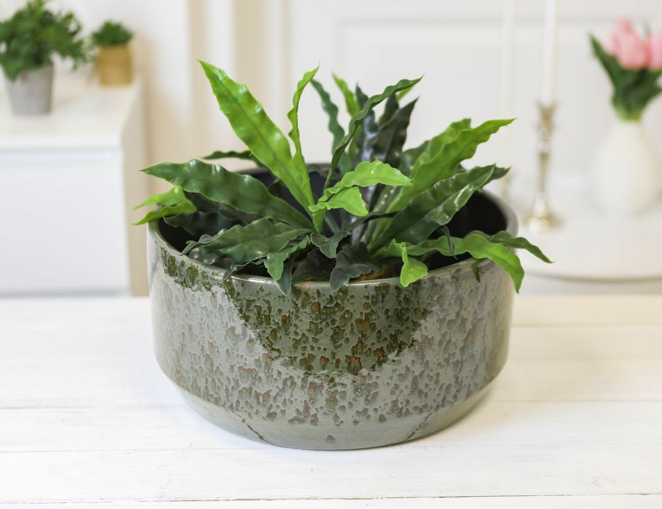 Декоративное кашпо себастиан, керамика, 17х35 см, Edelman 1138349