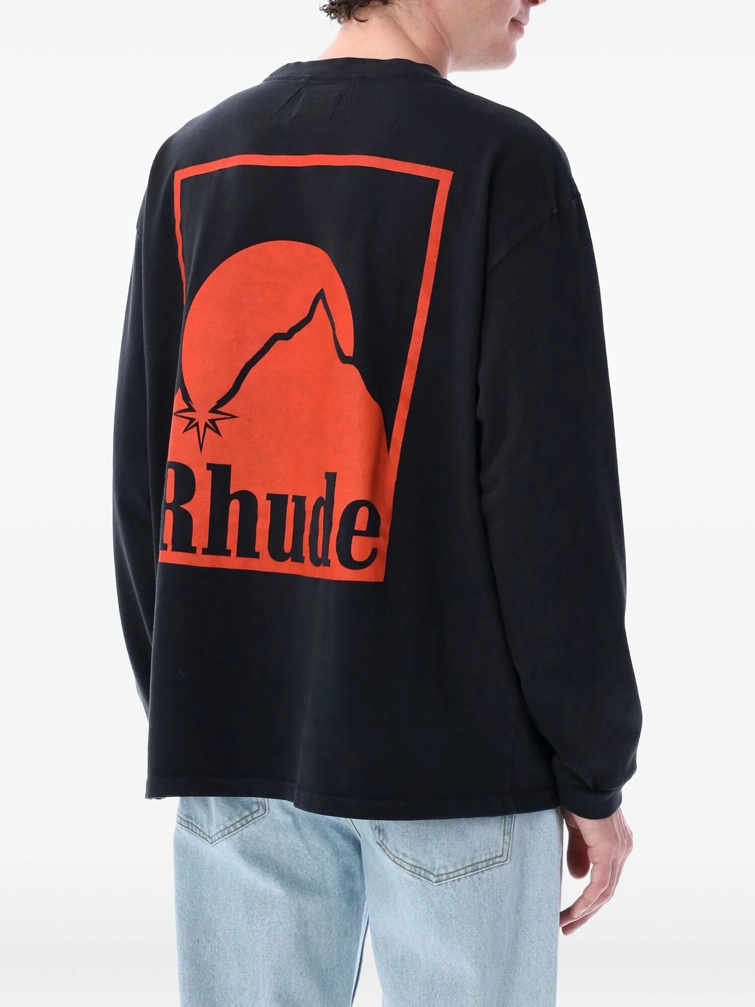 Футболка Rhude Moonlight, размер М, черный — фото 1