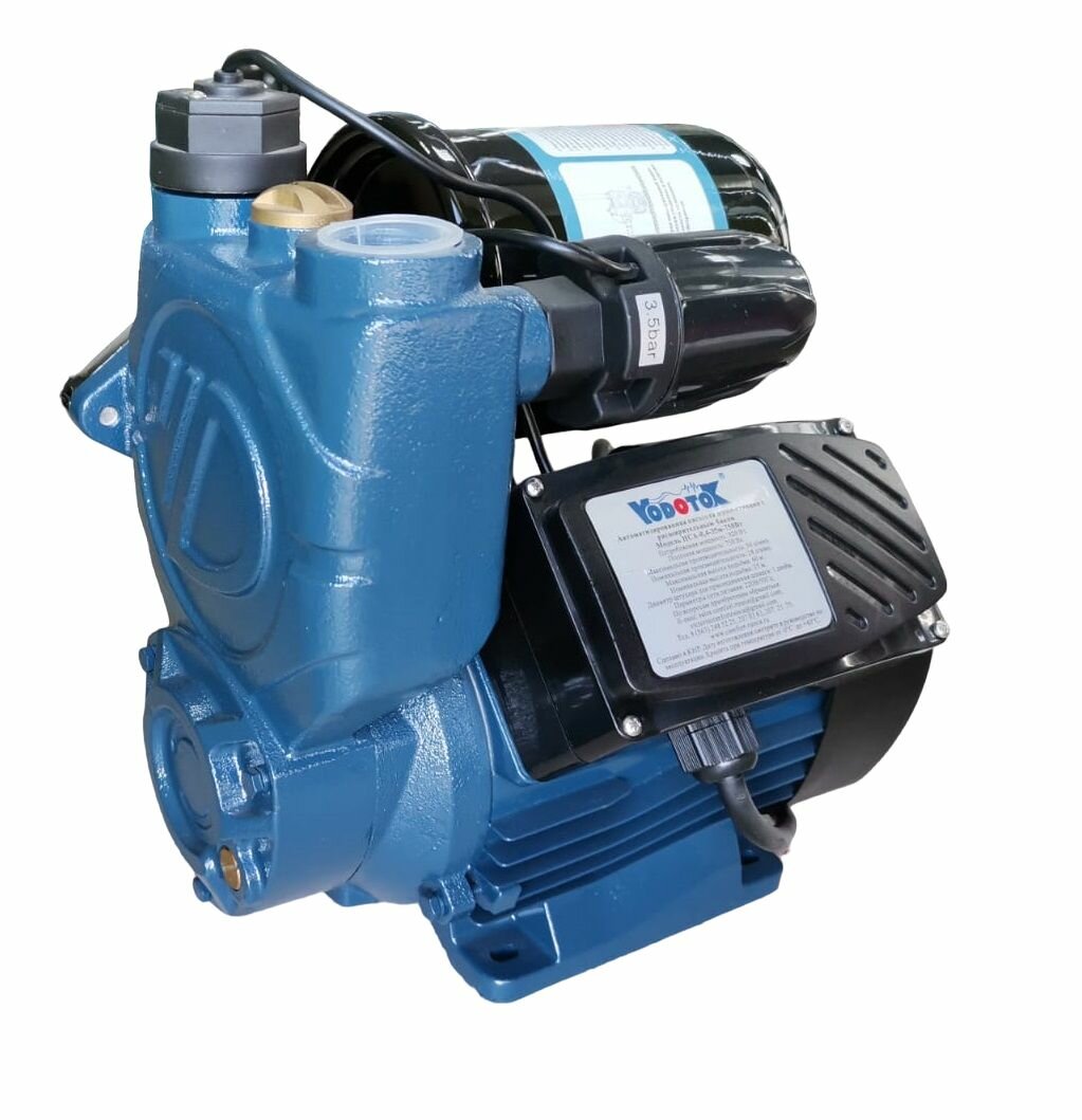 Насосная мини-станция автоматизированная "Vodotok" модель НСА-0,4-35м-750Вт