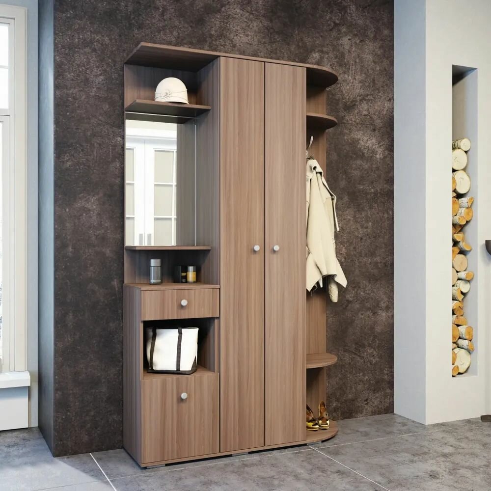 Прихожая виза Ясень шимо темный