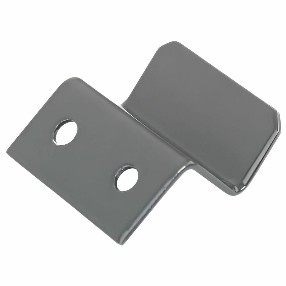 Кронштейн Bauset металл 10мм для МС нижний RAL7016 антрацит 2 шт