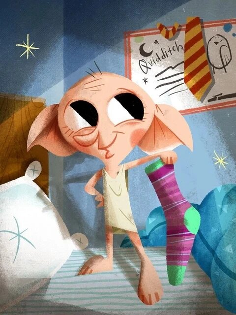 Алмазная мозаика на подрамнике "Гарри Поттер" круглые бриллианты 40х50см