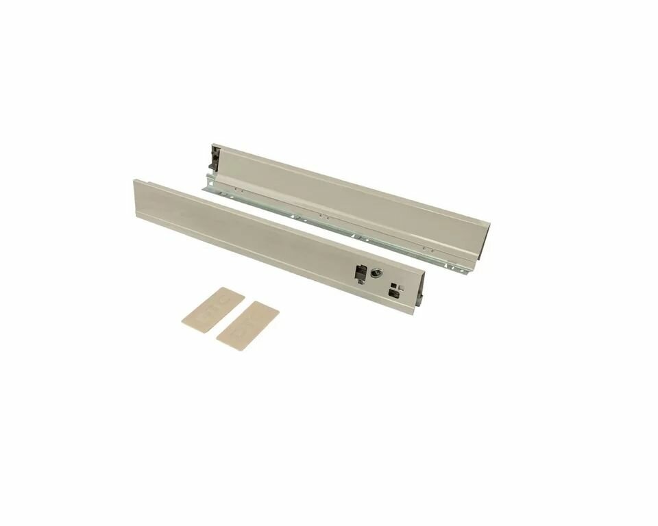 Комплект боковин для ящика H 69.5 мм DTC Dragon Box BB01, длина 500 мм (левая, правая), светло-серый