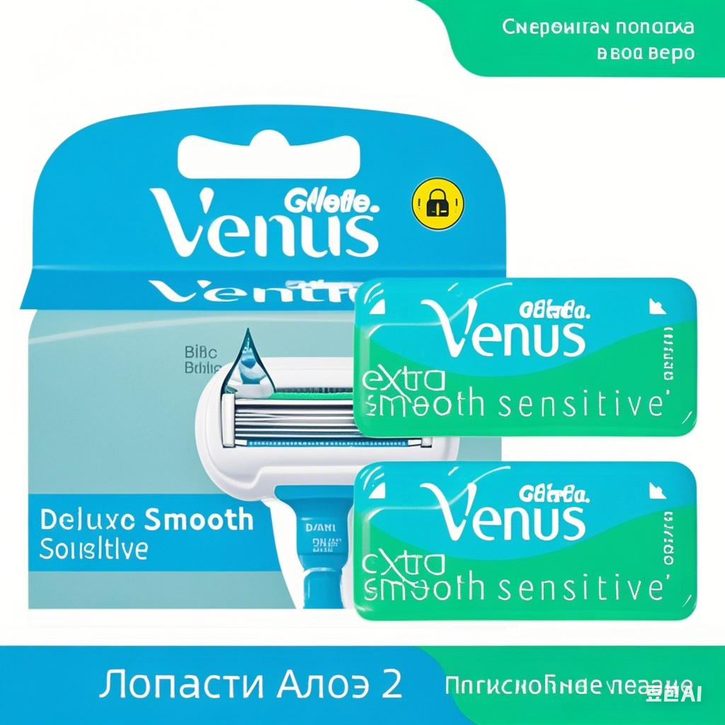 Сменные Кассеты Для Женской Бритвы Venus Extra Smooth, 2 шт.