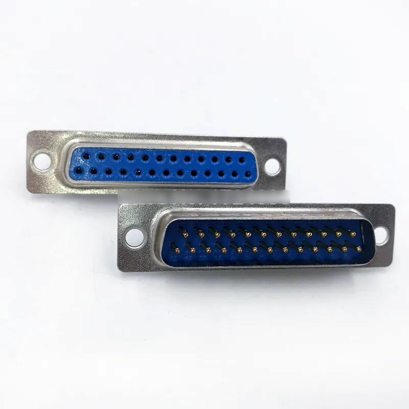Последовательный разъем DB25, основные данные, параллельный порт, штекер, 2 ряда, 25-контактный, гнездовой, адаптер порта D SUB