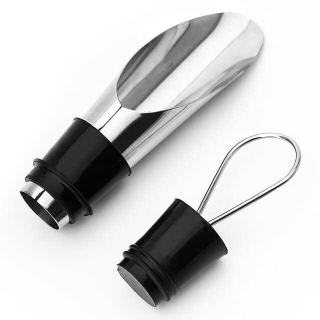 ATMOSPHERE of art In Vino аэратор и пробка из нержавеющей стали с силиконовым кольцом