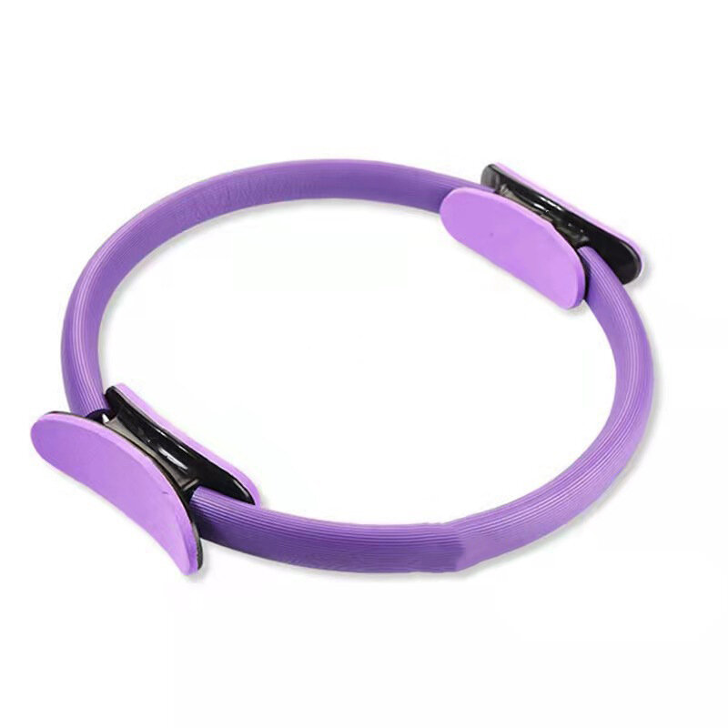 Фиолетовое кольцо для пилатеса для похудения и коррекции фигуры, антидеформационный фитнес-круг для тренировки рук, бедер и ног