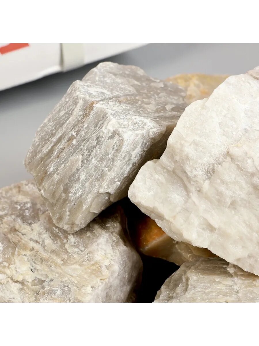 Кварцитовый камень для бани, 20 кг, крупная фракция