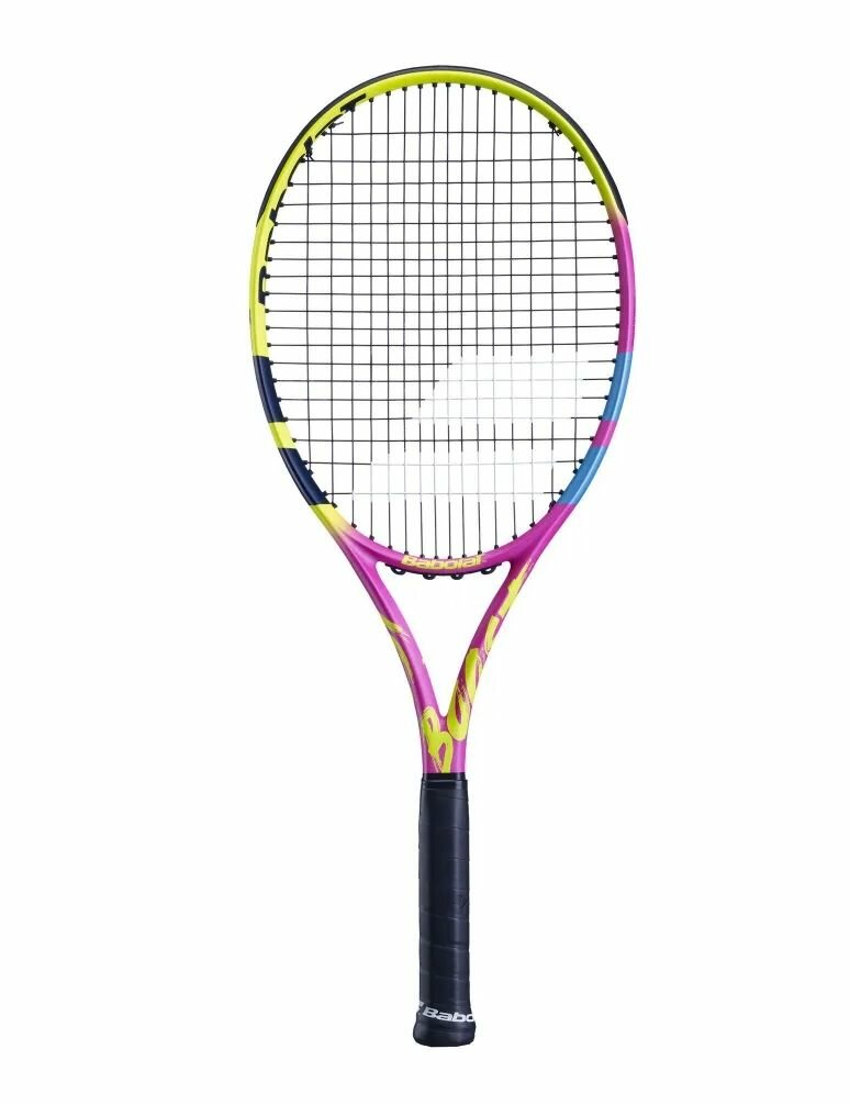 Ракетка Babolat Boost, для начинающих, пурпурная, желтая, 2024