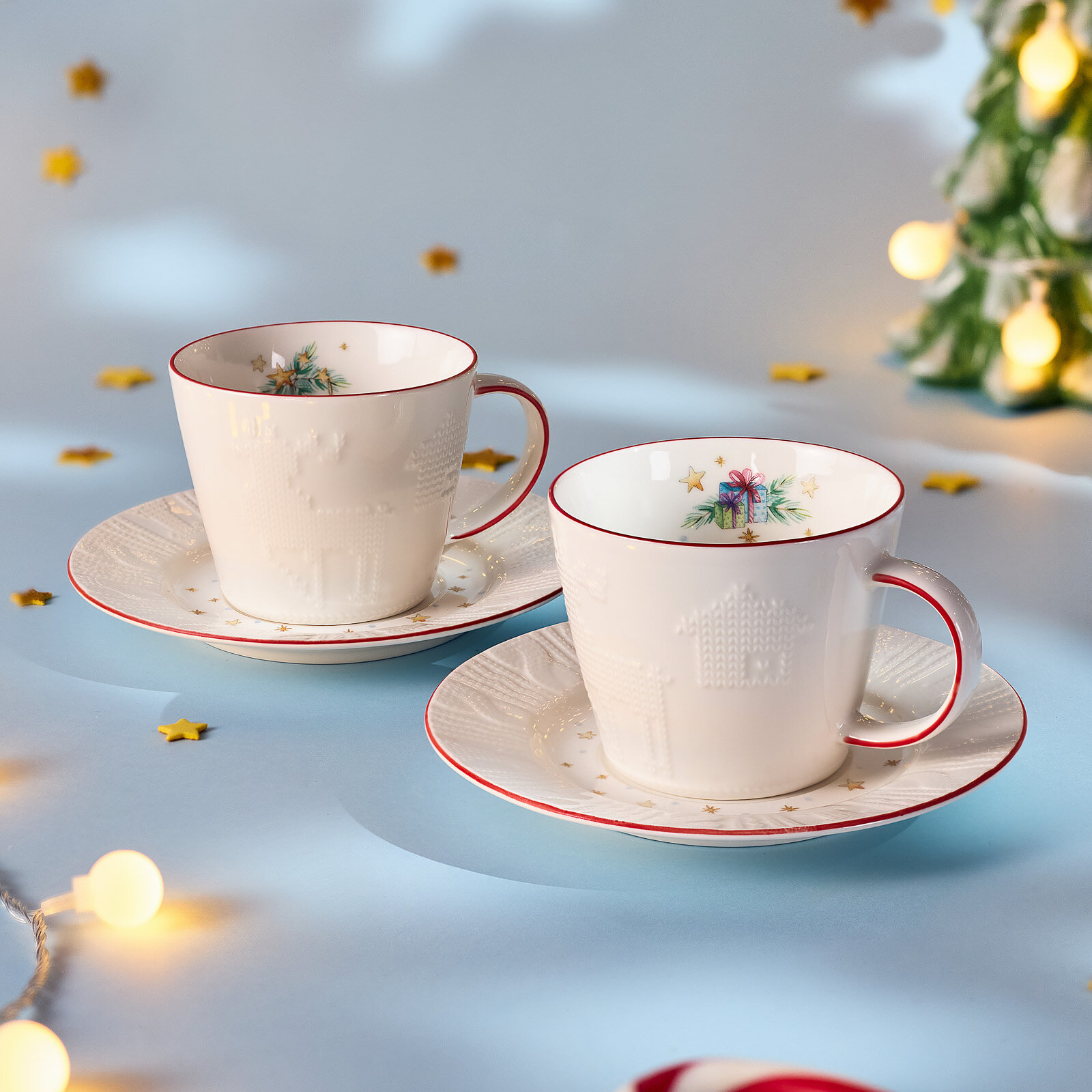 Чайный набор lefard winter story на 2 пер. 4 пр. 240 мл KSG-425-272