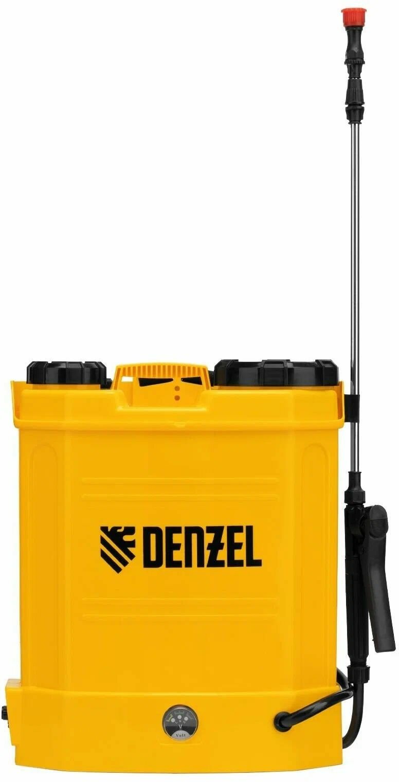 Опрыскиватель ранцевый аккумуляторный D-12LA, 12 л, 12 В, 8 Ач Denzel, 64788