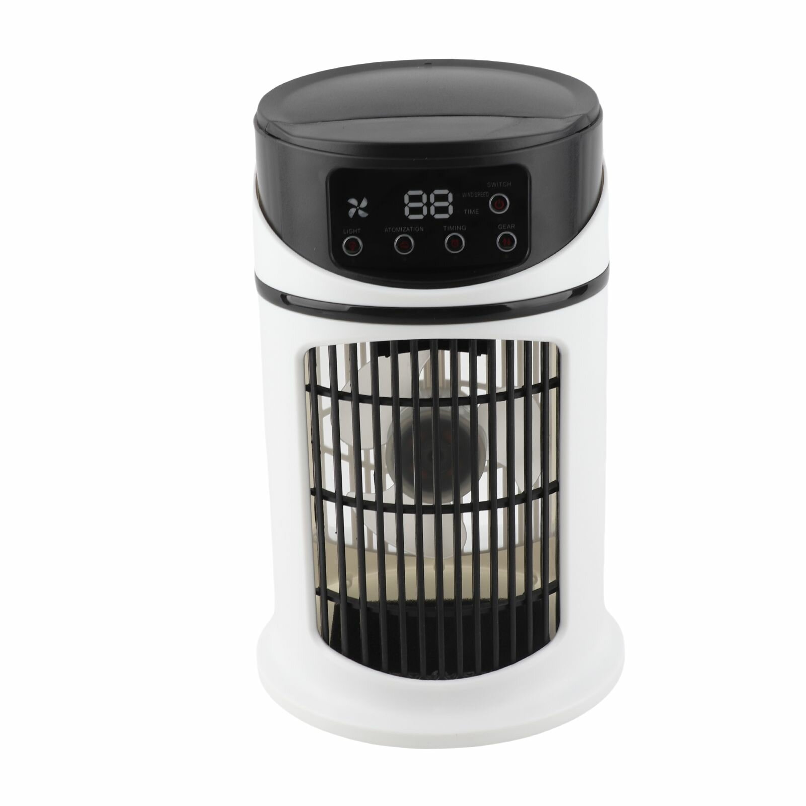 Портативный мини-кондиционер с вентилятором, испарительным охладителем воздуха с таймером, тихим USB-вентилятором, настольным увлажнителем для комнаты, спальни, офиса