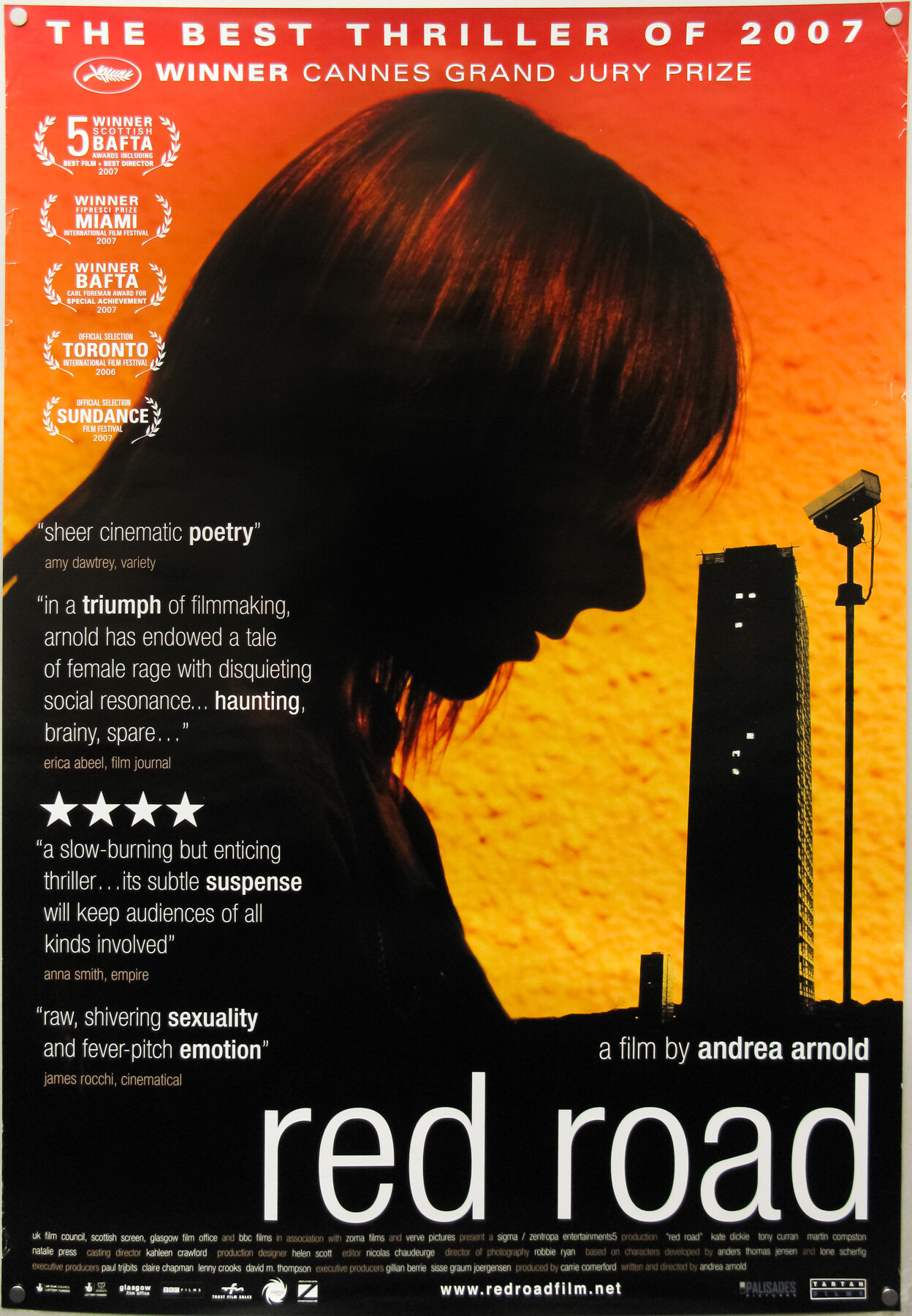 Плакат, постер Красная дорога 2006 (Red Road) на бумаге, размер 21х30см