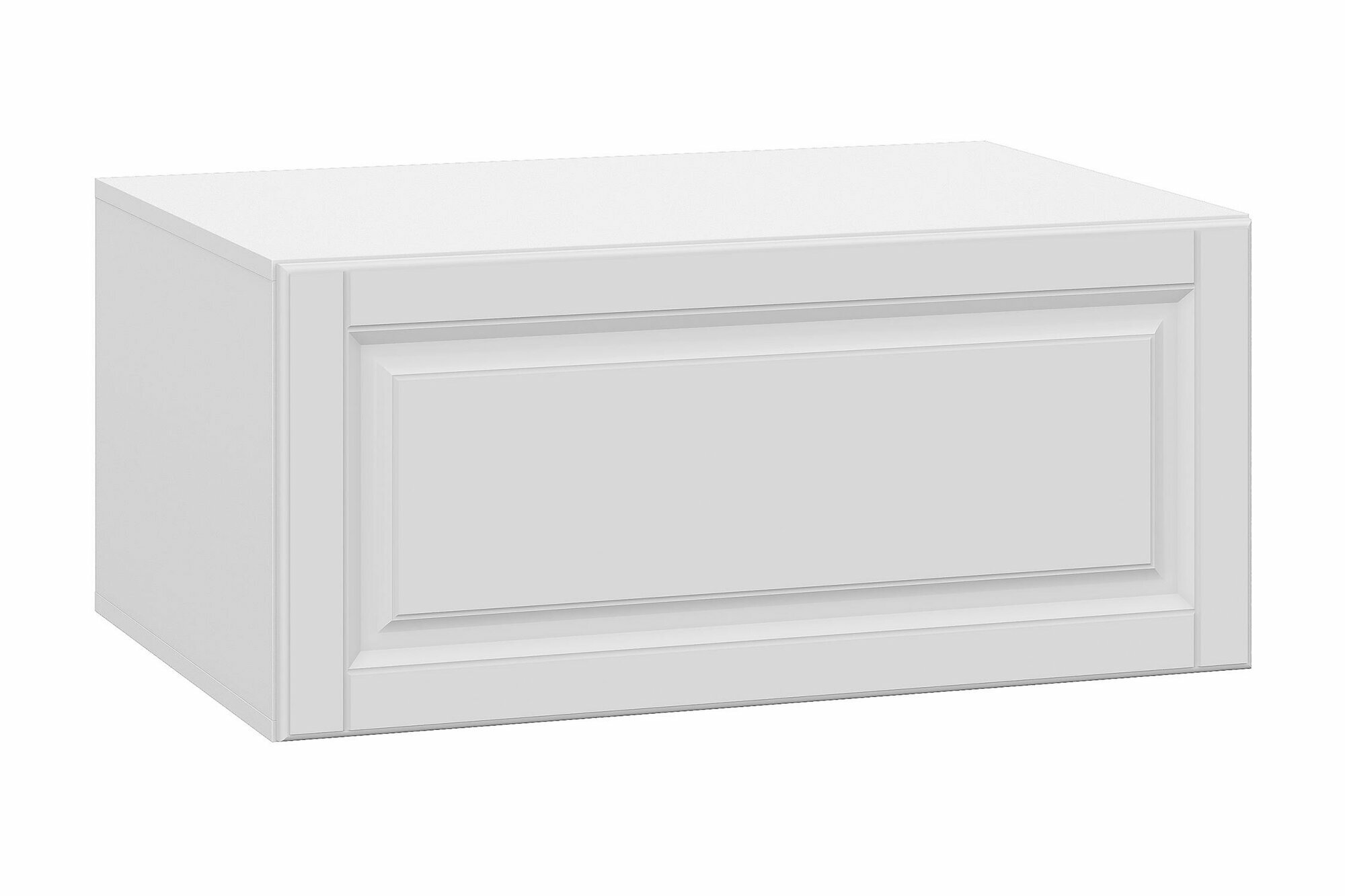 Шкаф верхний антресоль Нонтон Калеста, 80х54х36 см, белый / белая поэма