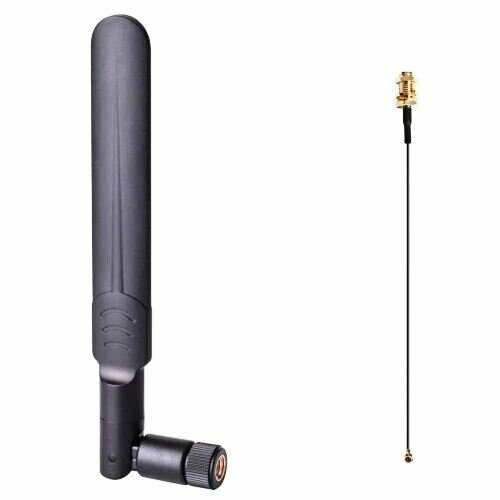 SMA M антенна c удлинителем IPX4 WiFI BT для M.2 NGFF KS-is KS-790B - 0.3м