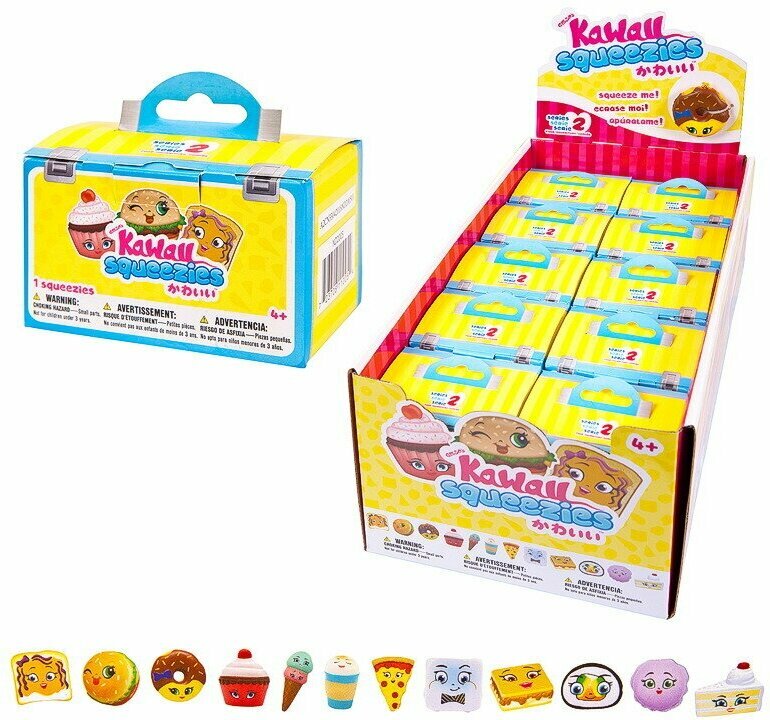Мягкая игрушка Kawaii Squeezies серия Еда 12 видов ND2005/1