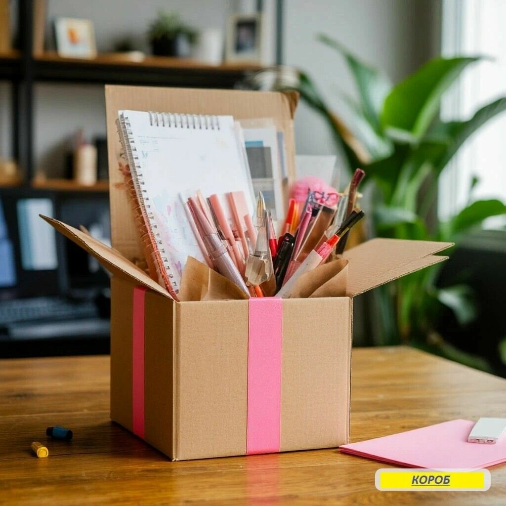 Сюрприз бокс с канцелярией