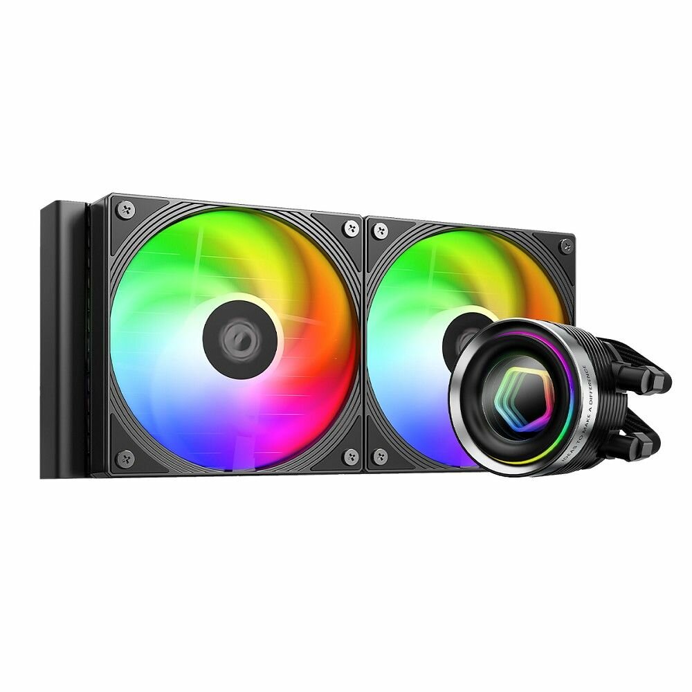 ID - Cooling Система водяного охлаждения FX240 INFINITY ARGB Black 300W all Intel AMD