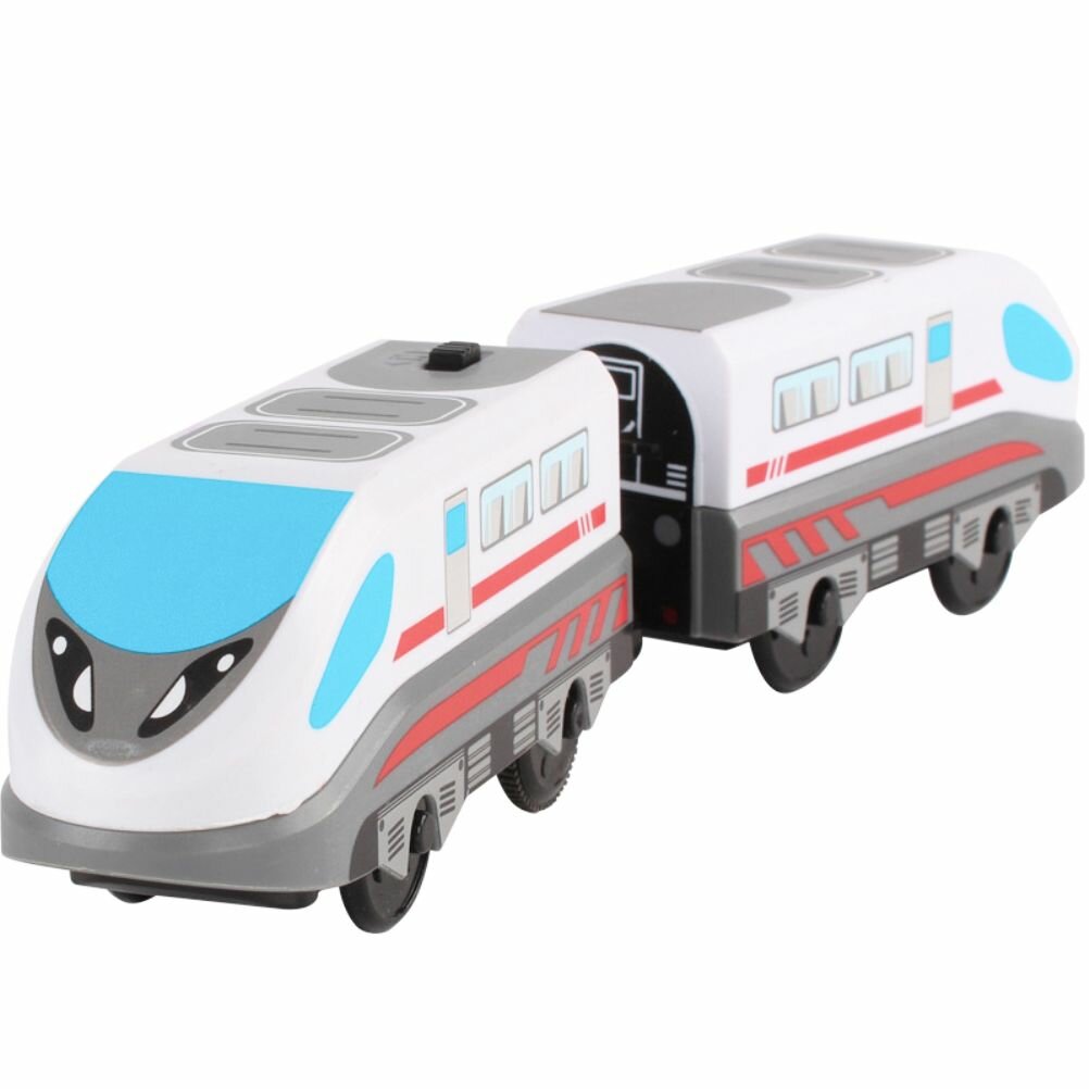 Электропоезд Магнитная дорожка Hape Паровоз Классическая детская игрушка