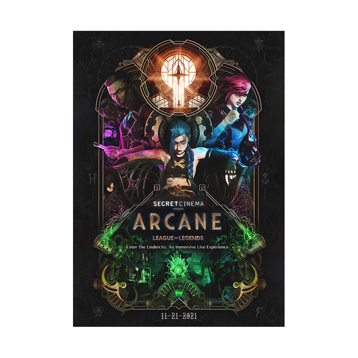 Постер Arcane в стиле ретро аниме, настенное искусство, декоративная живопись, постеры для спальни