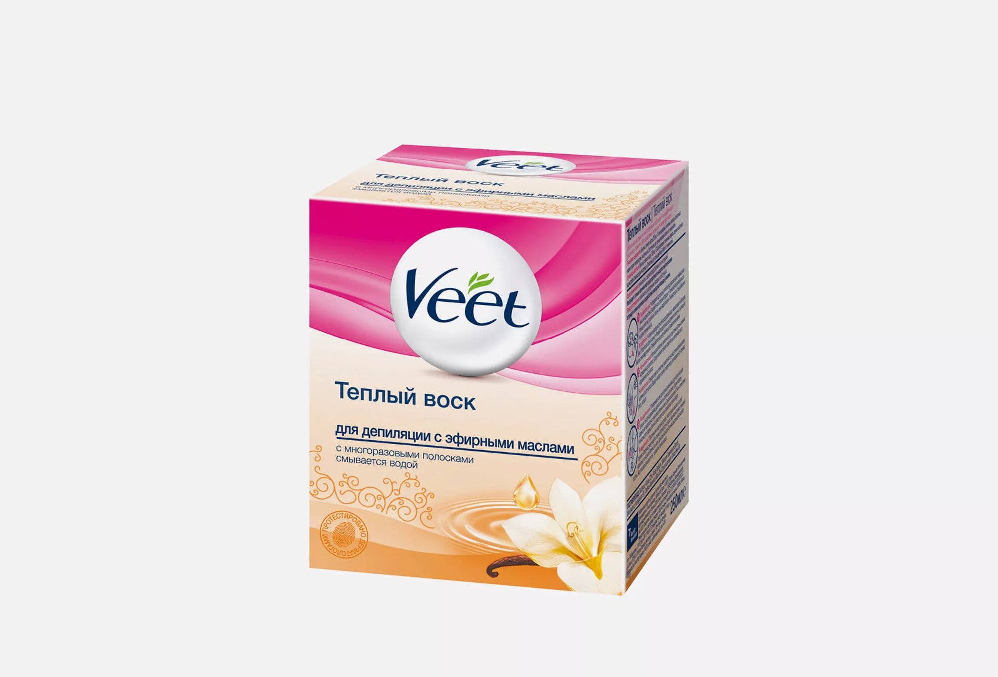 Воск для депиляции VEET с эфирными маслами 250 мл