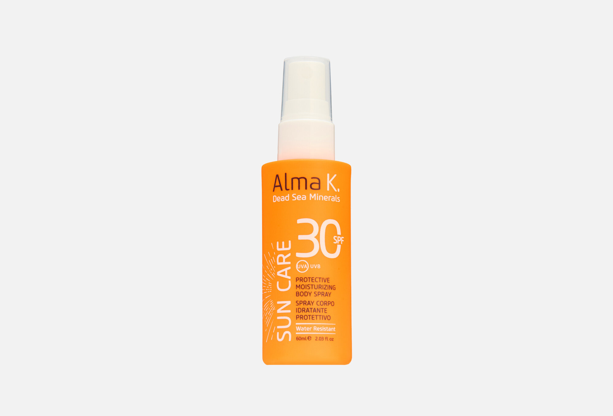 Солнцезащитный спрей для тела SPF 30+ ALMA K. PROTECTIVE MOISTURIZING 60 мл