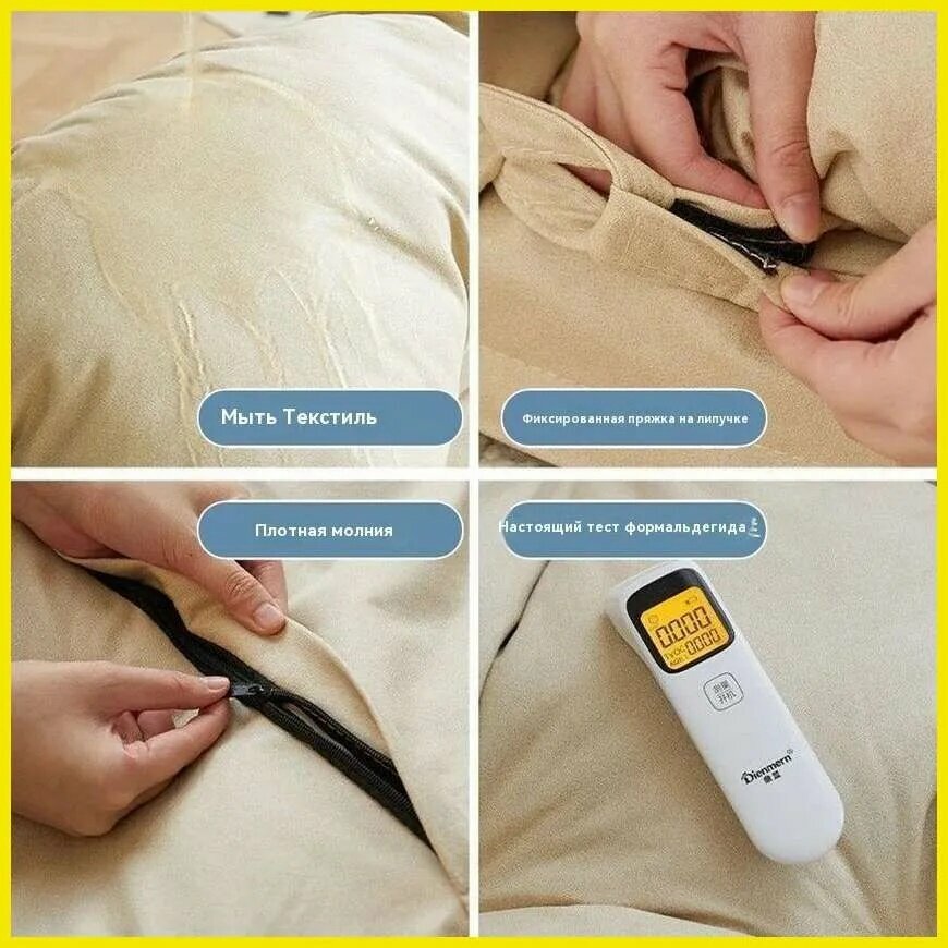 Диван раскладной, механизм Реклайнер, 60х55х60 см, светло-серый