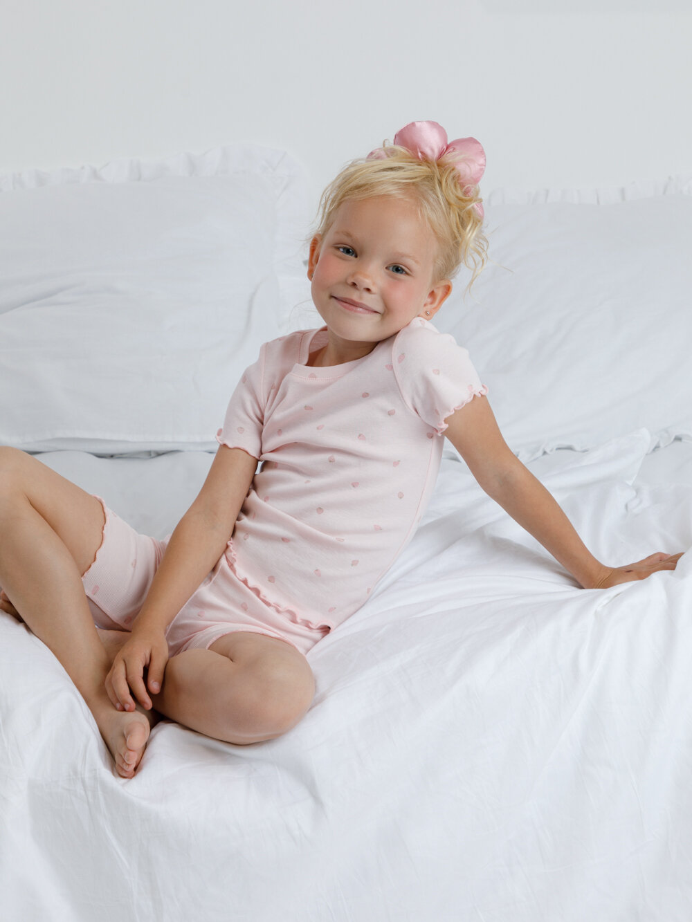 Пижама К 1632/нежно-розовый,лесная земляника