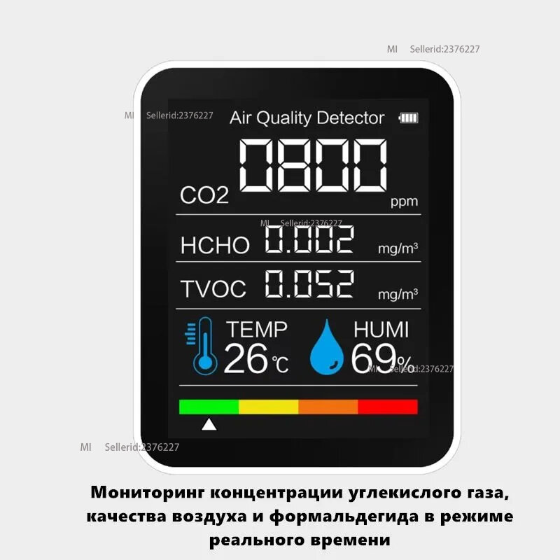 Датчик углекислого газа, температуры и влажности