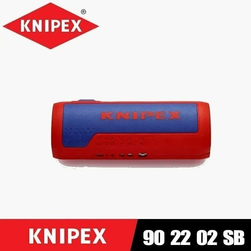 Устройство для резки гофрированных труб и снятия изоляции Knipex TwistCut 90 22 02 SB, для труб 13 32 мм