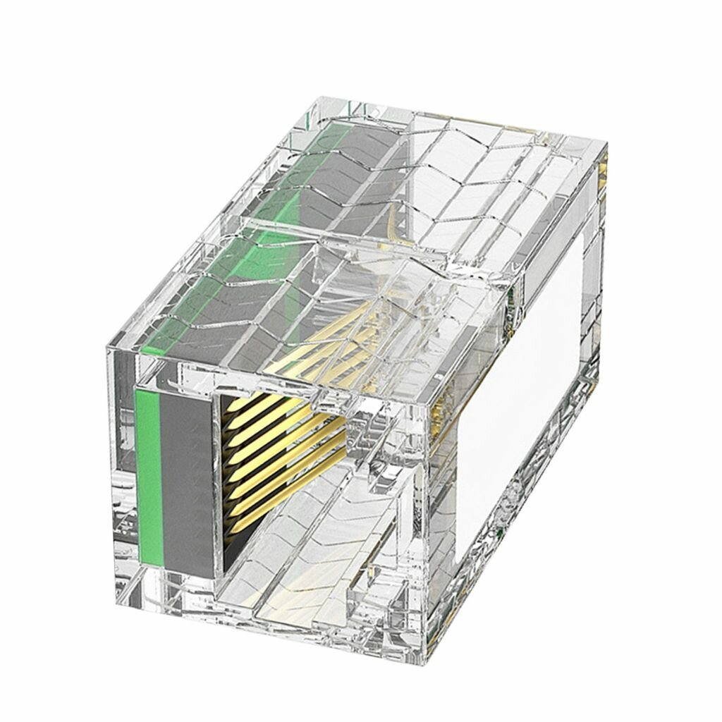 Адаптер питания usb, Стыковой разъем сетевого кабеля через гигабитный удлинитель сетевого адаптера crystal head rj45-прозрачный цвет