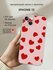 Чехол на Apple iPhone 13 / Айфон 13 с принтом "Сердечки-леденцы 1 - 14 февраля"
