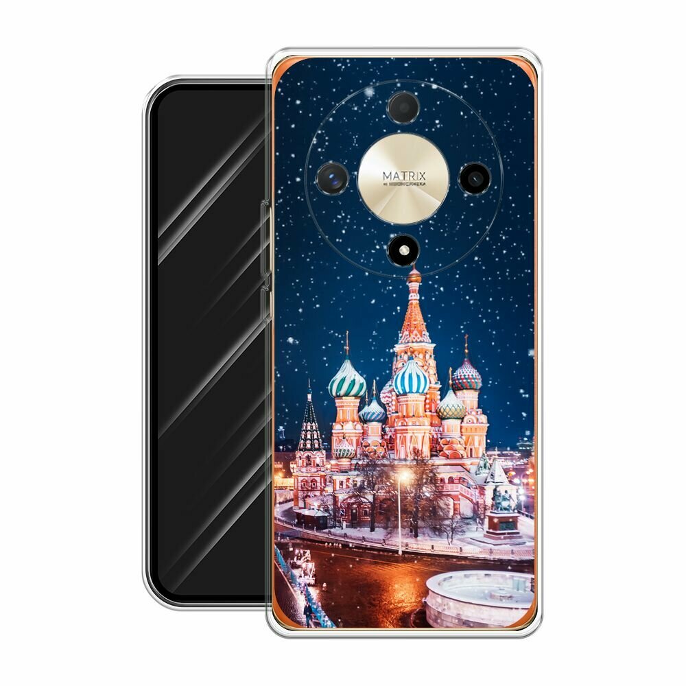 Силиконовый чехол на Honor X9b / Хонор X9B с принтом "Москва 1" — фото 1