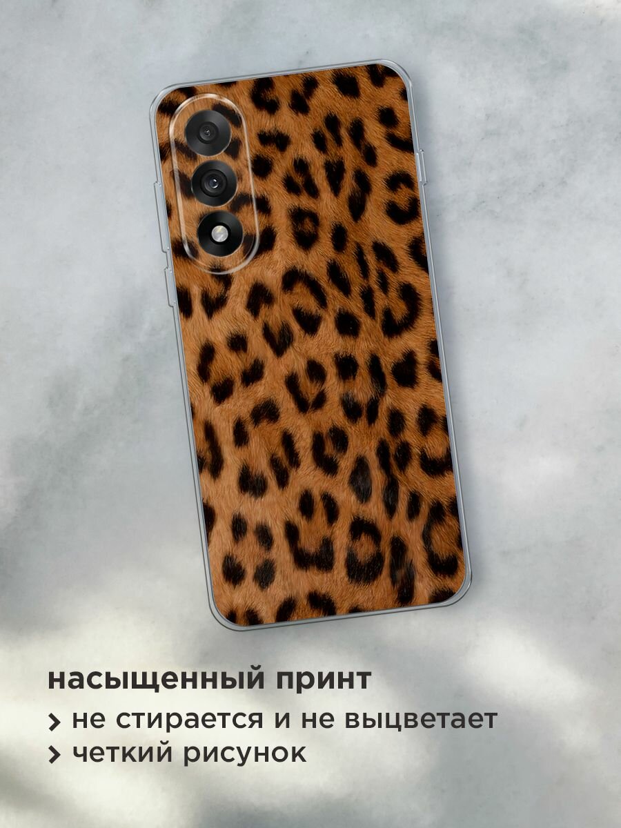 Чехол на OnePlus Nord 5 / Ван Плас Норд 5 с принтом "Мех леопарда" — фото 1