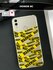 Чехол на Honor 8C / Хонор 8С с принтом "Warning!", прозрачный