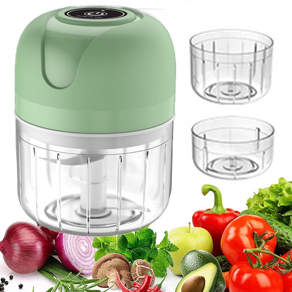 Мини-Электрический Измельчитель продуктов, Мини-Электрический Измельчитель Чеснока Для зарядки через USB, Небольшой Кухонный Комбайн, Используется для Лука, Чеснока и Перца