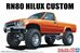 Сборная модель RN80 Hilux Custom 1:10 Автомобиль из картона, оранжевый
