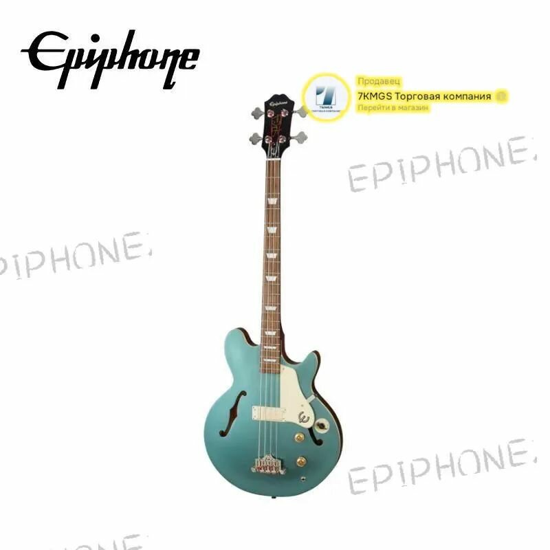 EPIPHONE Электрогитара Jack Casady Bass Faded 4-струнная