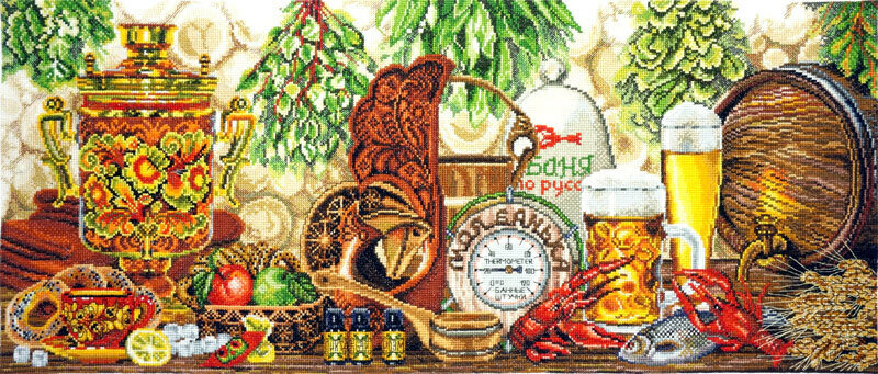 Набор для вышивания Марья Искусница "Русская баня", Арт. 11.002.10