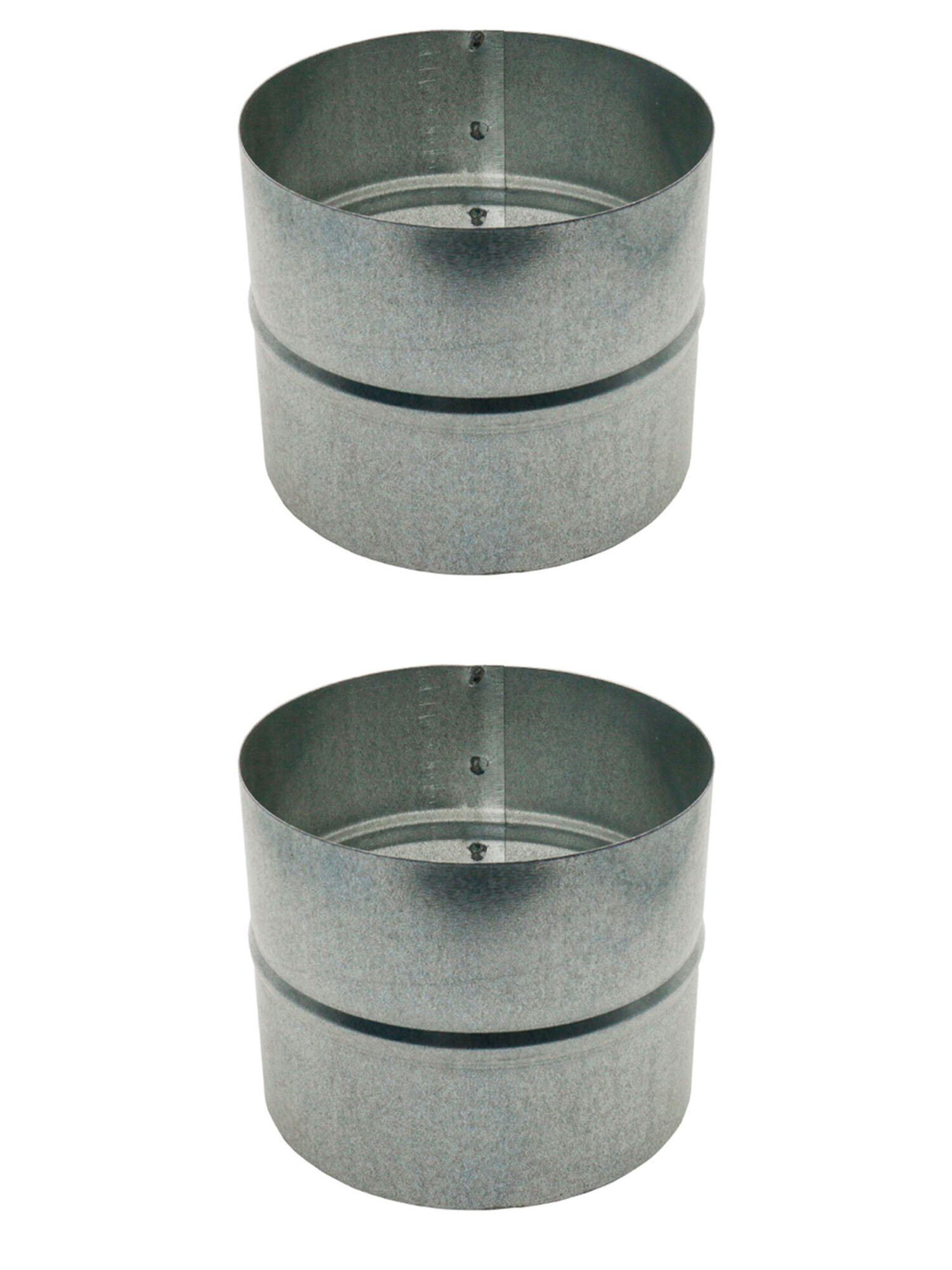 Соединитель для круглых воздуховодов d100 мм оцинкованный Pro (2 шт.)