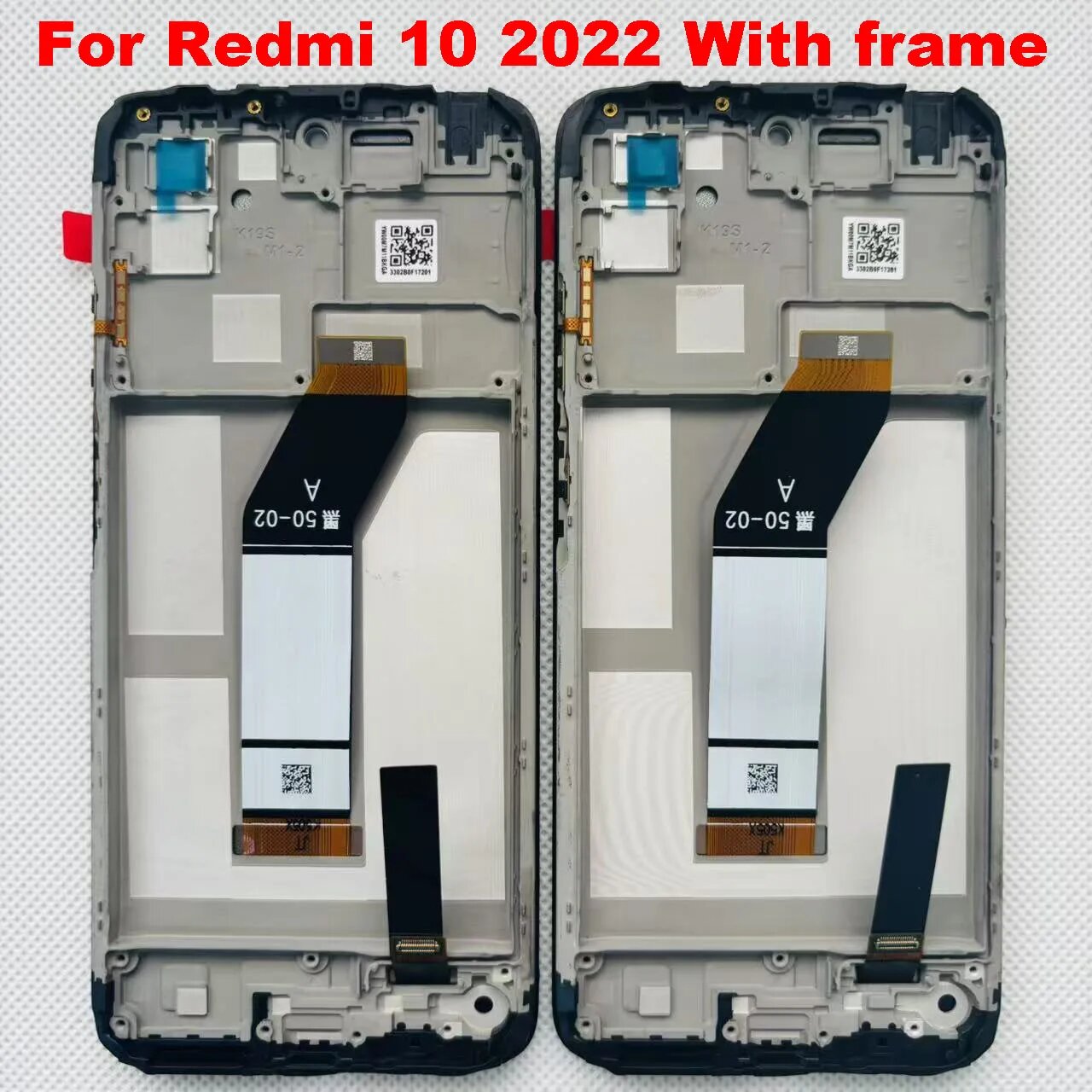 6,5 "высокая яркость для Xiaomi Redmi 10, экран 21121119SG для Redmi 10 2022, сенсорный ЖК-дисплей для Redmi 10 Prime, сборочная рамка Redmi 10 2022 WF