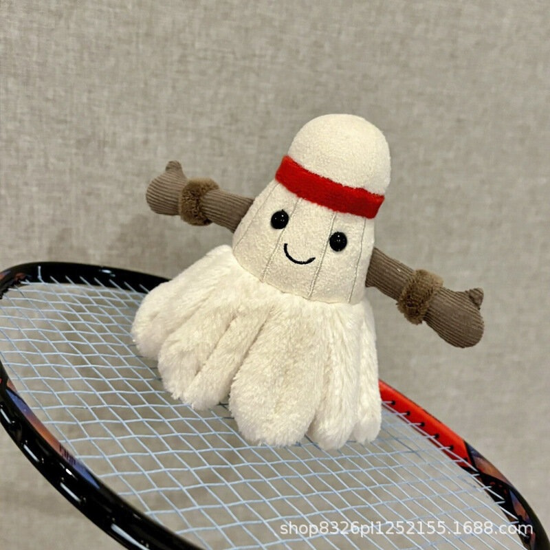 Jellycat Sports Бадминтон 2024 Новая плюшевая кукла игрушечная сумка подвеска-брелок кукла мини