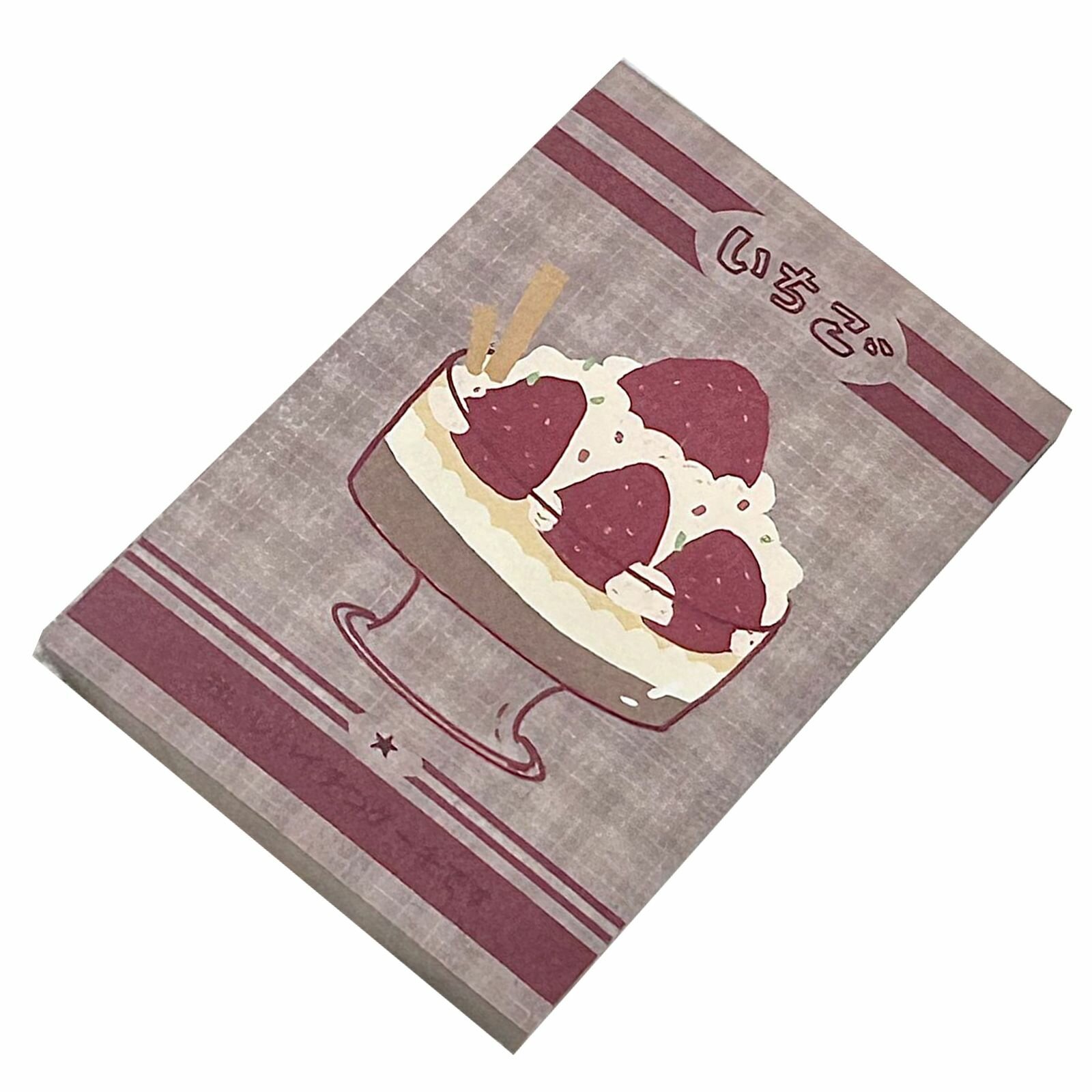 Клубничная липкая записка для меморанды